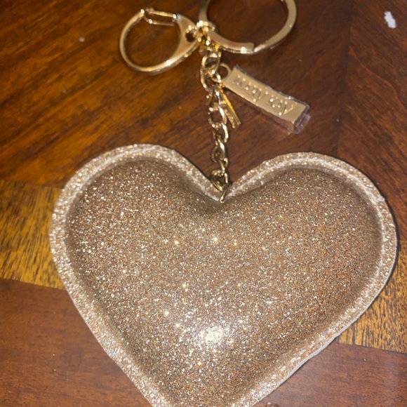 Mary Kay | Accessories | Brand New Mary Kay Heart Keychain Gold Glitter ...